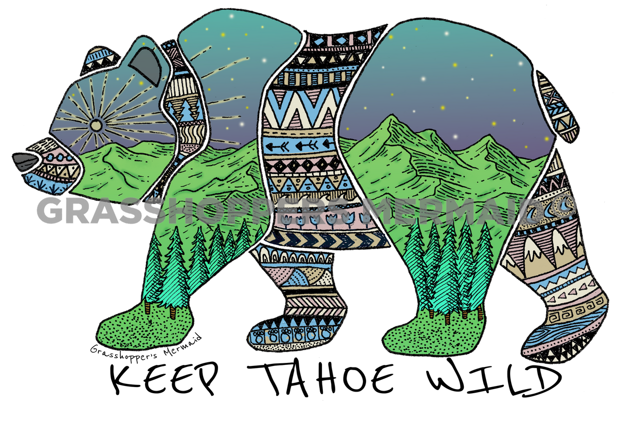 Aztec bear tattoo - Dmhtattoos.com