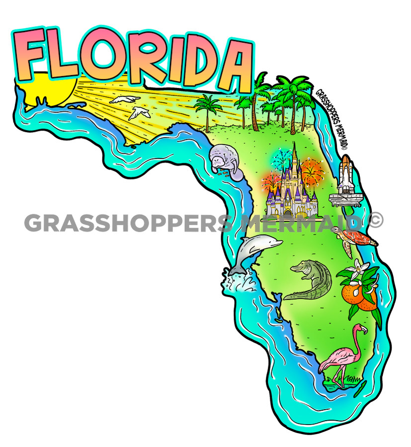 Florida State Location Map